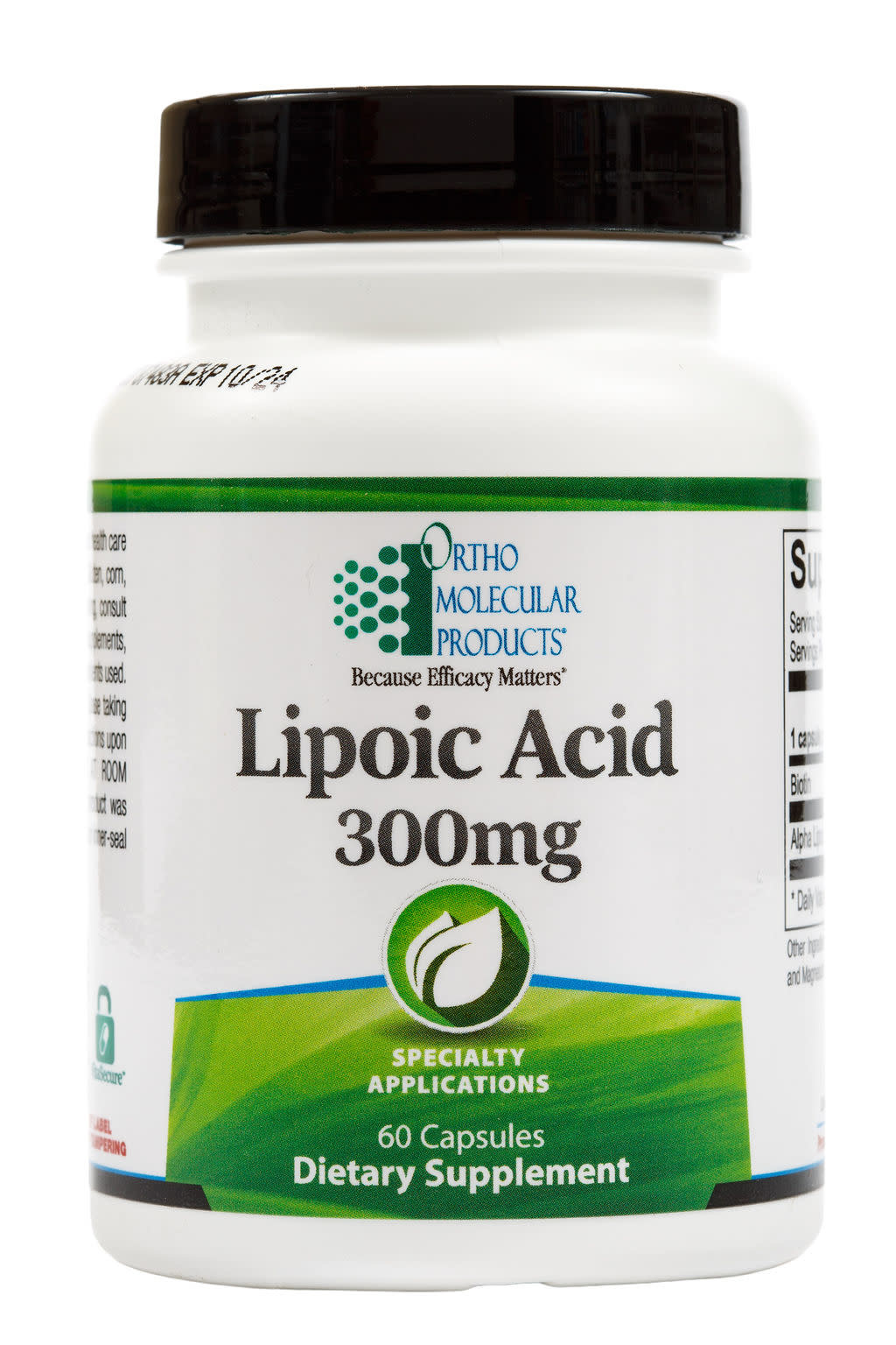 Lipoic Acid 300mg 60c Ortho Molecular - Arcana Empothecary