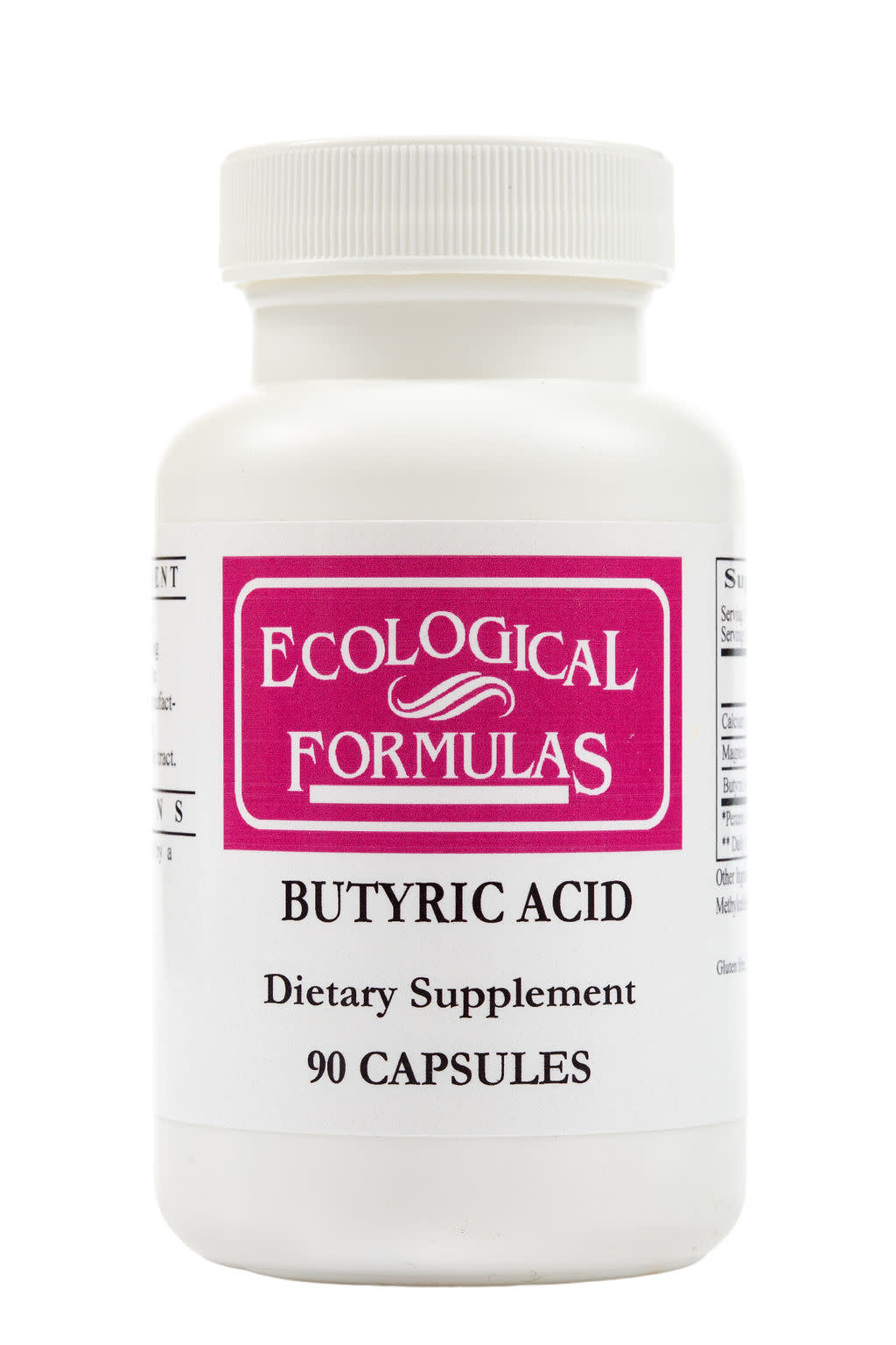 Butyric Acid 2:1 Ratio 250mg 90c Ecological Formulas - Arcana Empothecary