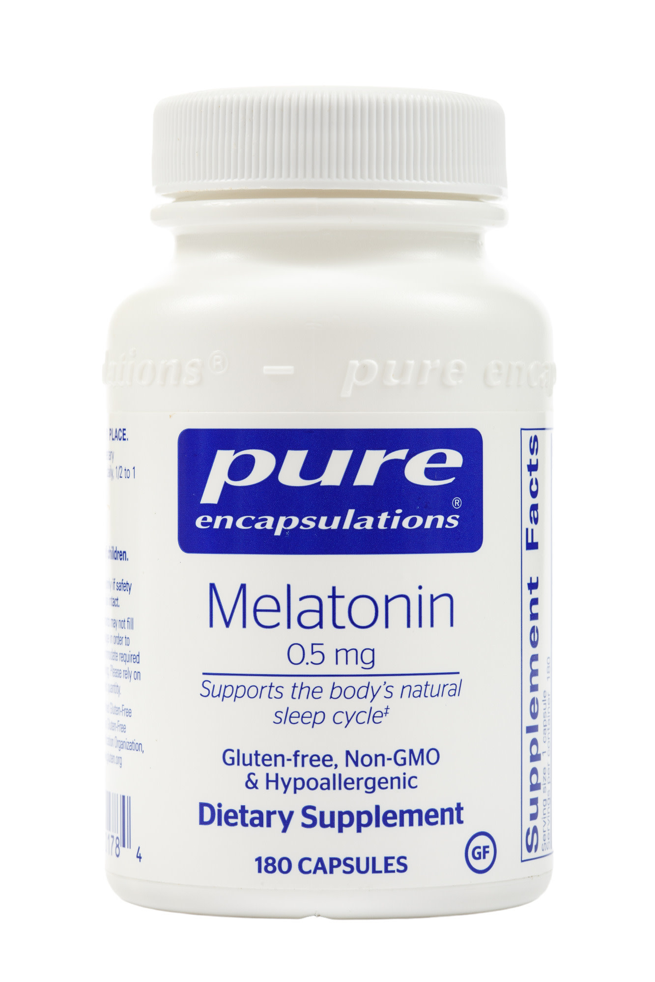 Melatonin 0.5 mg 180c Pure Encapsulations - Arcana Empothecary