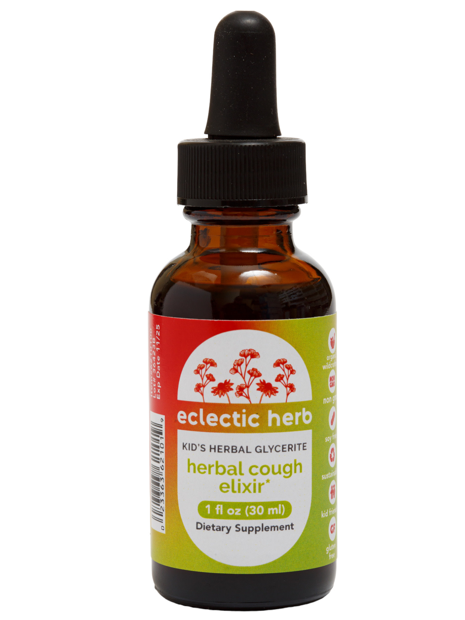 Herbal Cough Elixer Kids 1oz Eclectic - Arcana Empothecary