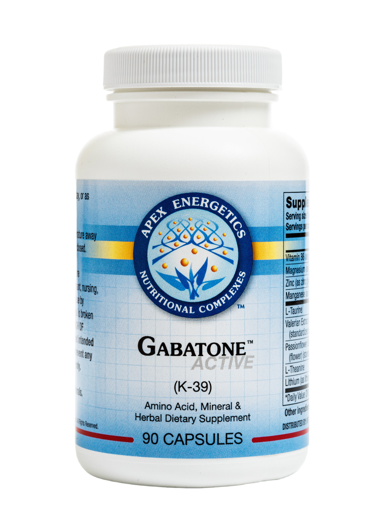 Gabatone Active K-39 90c Apex Energetics - Arcana Empothecary