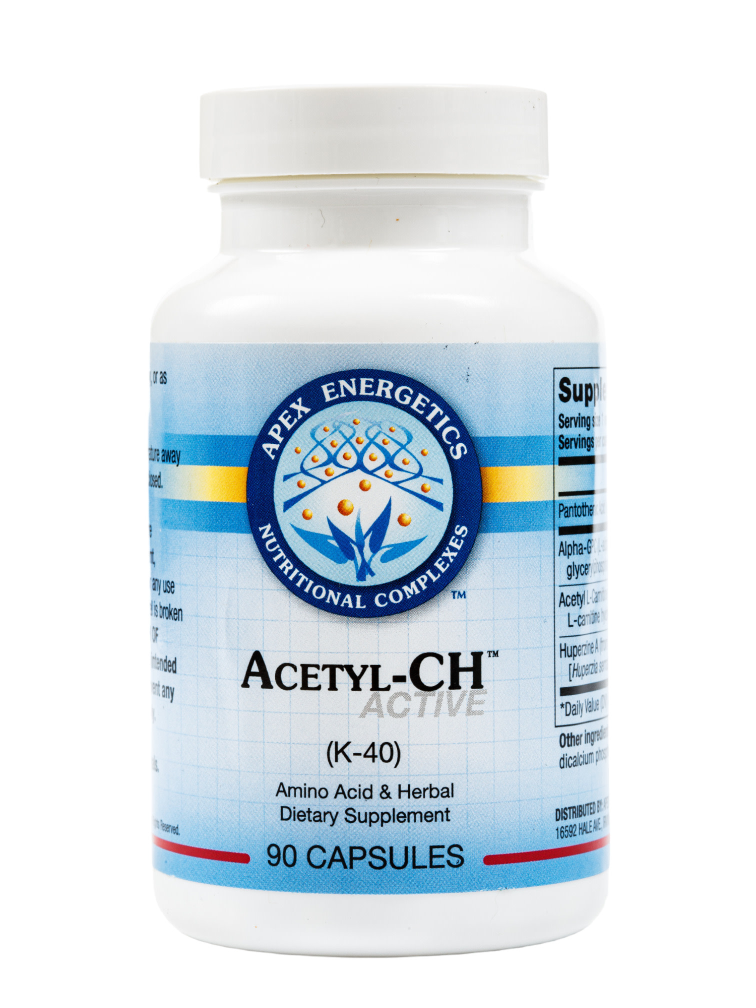 Acetyl-CH K-40 90c Apex Energetics - Arcana Empothecary