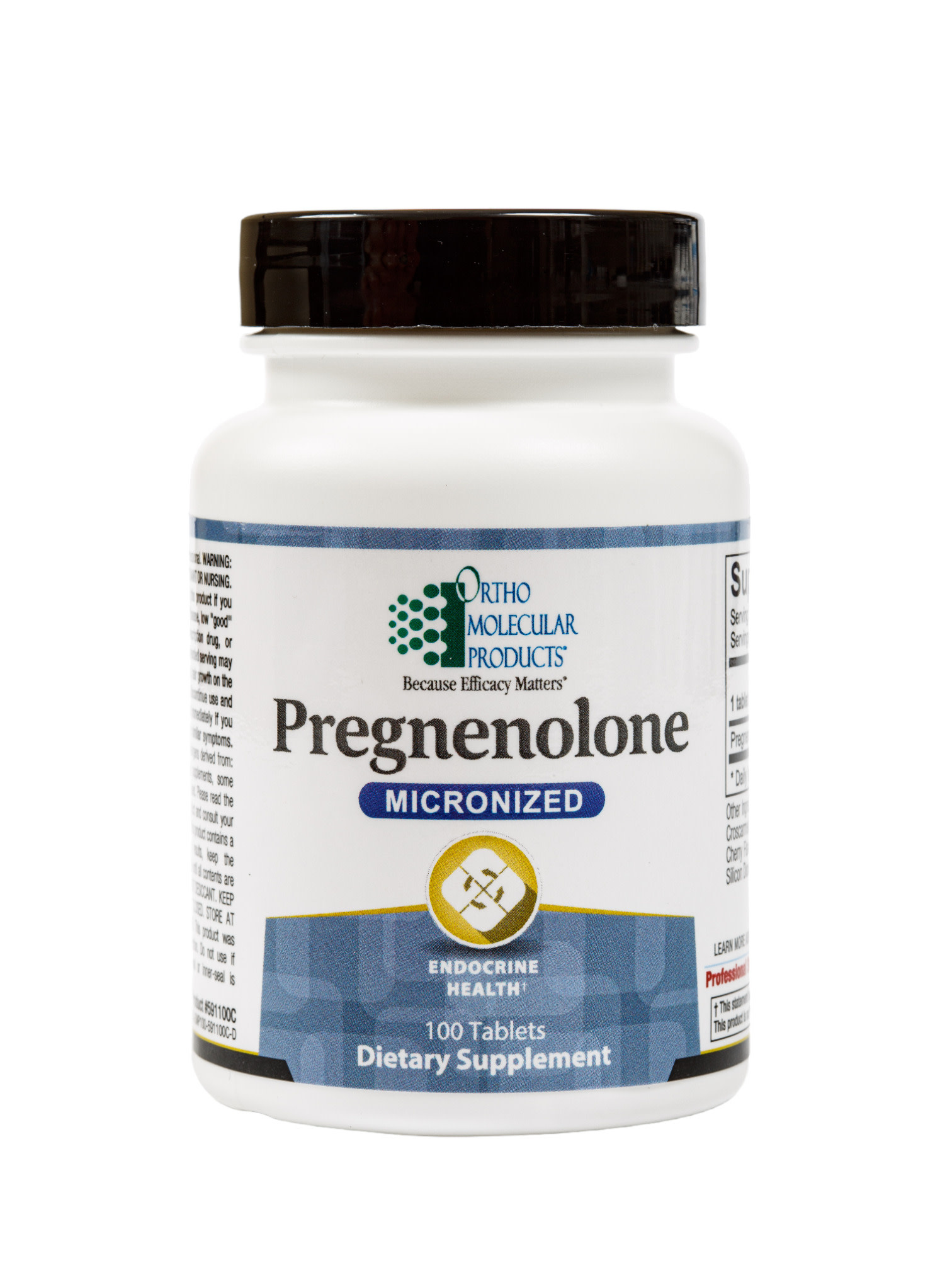 Pregnenolone 10mg 100t Ortho Molecular Products - Arcana Empothecary