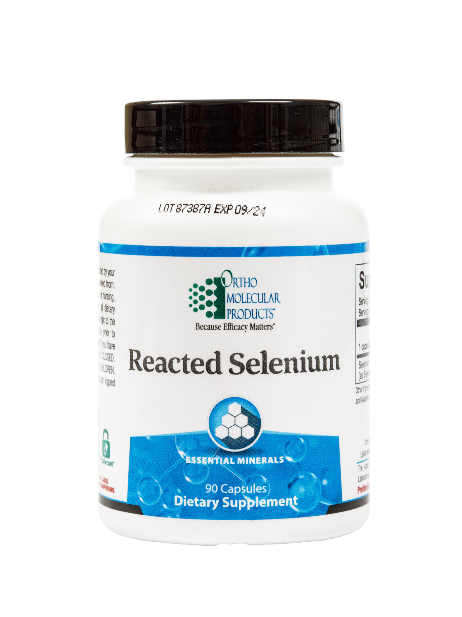 Reacted Selenium 200mcg 90c Ortho Molecular Products - Arcana Empothecary