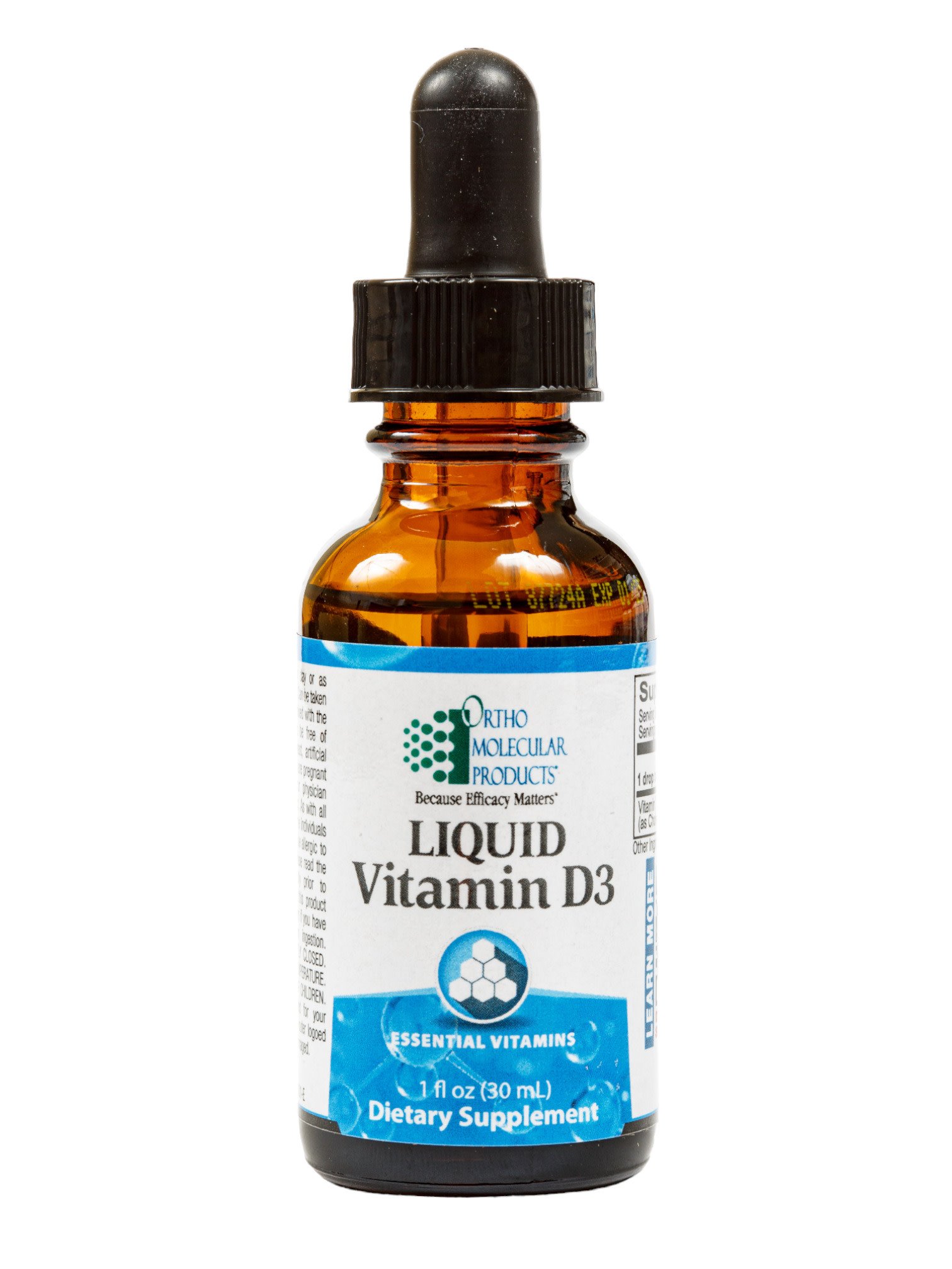 Liquid Vitamin D3 1,000IU 1oz Ortho Molecular Products - Arcana Empothecary