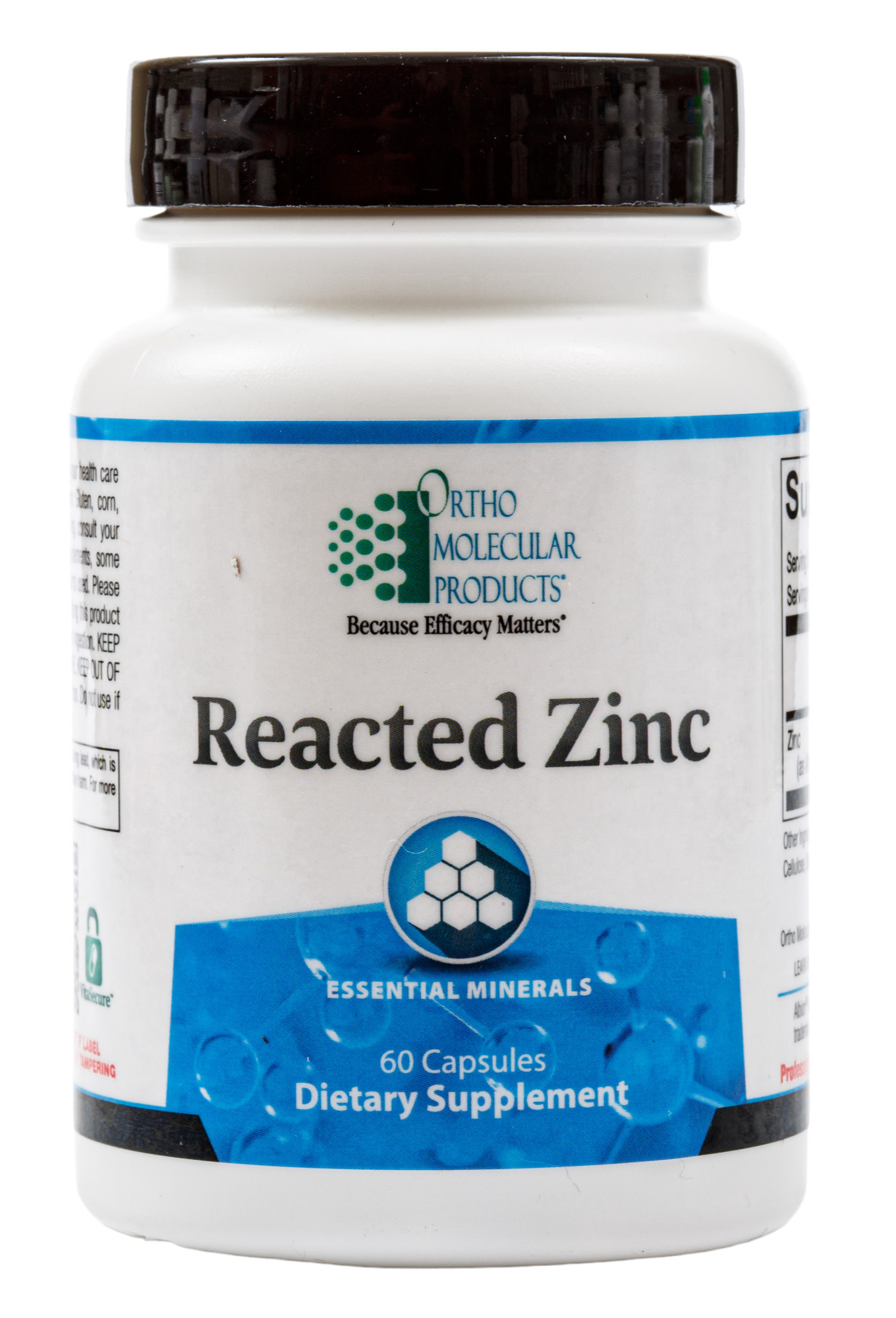 Reacted Zinc 54mg 60c Ortho Molecular Products - Arcana Empothecary