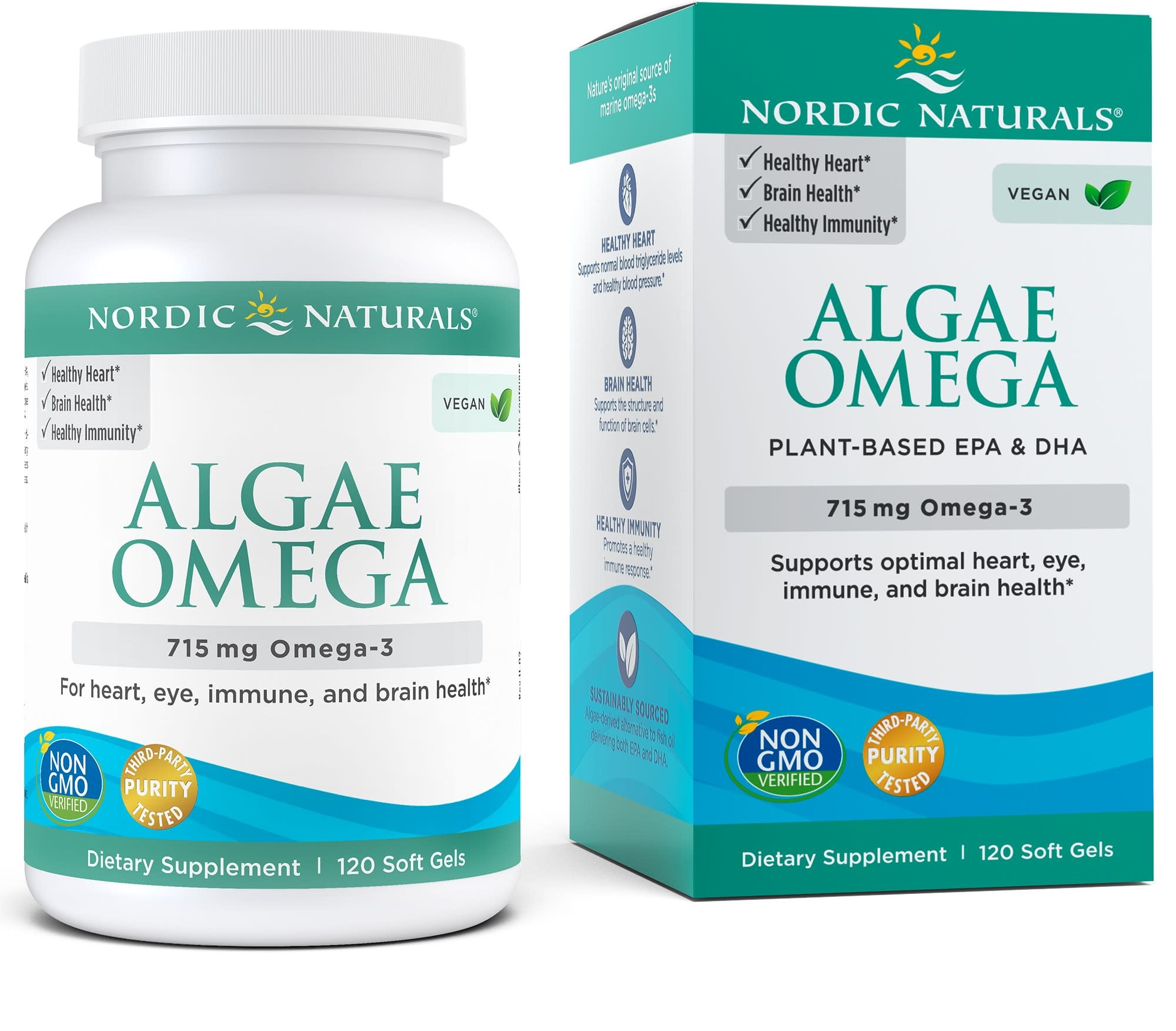 Algae Omega 120c Nordic Naturals - Arcana Empothecary
