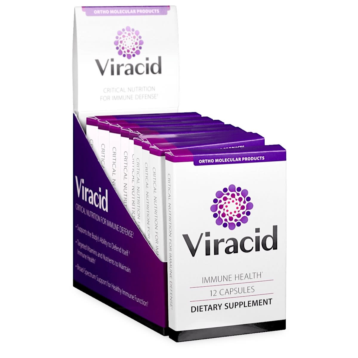 Viracid travel pack 12c Ortho Molecular Products - Arcana Empothecary
