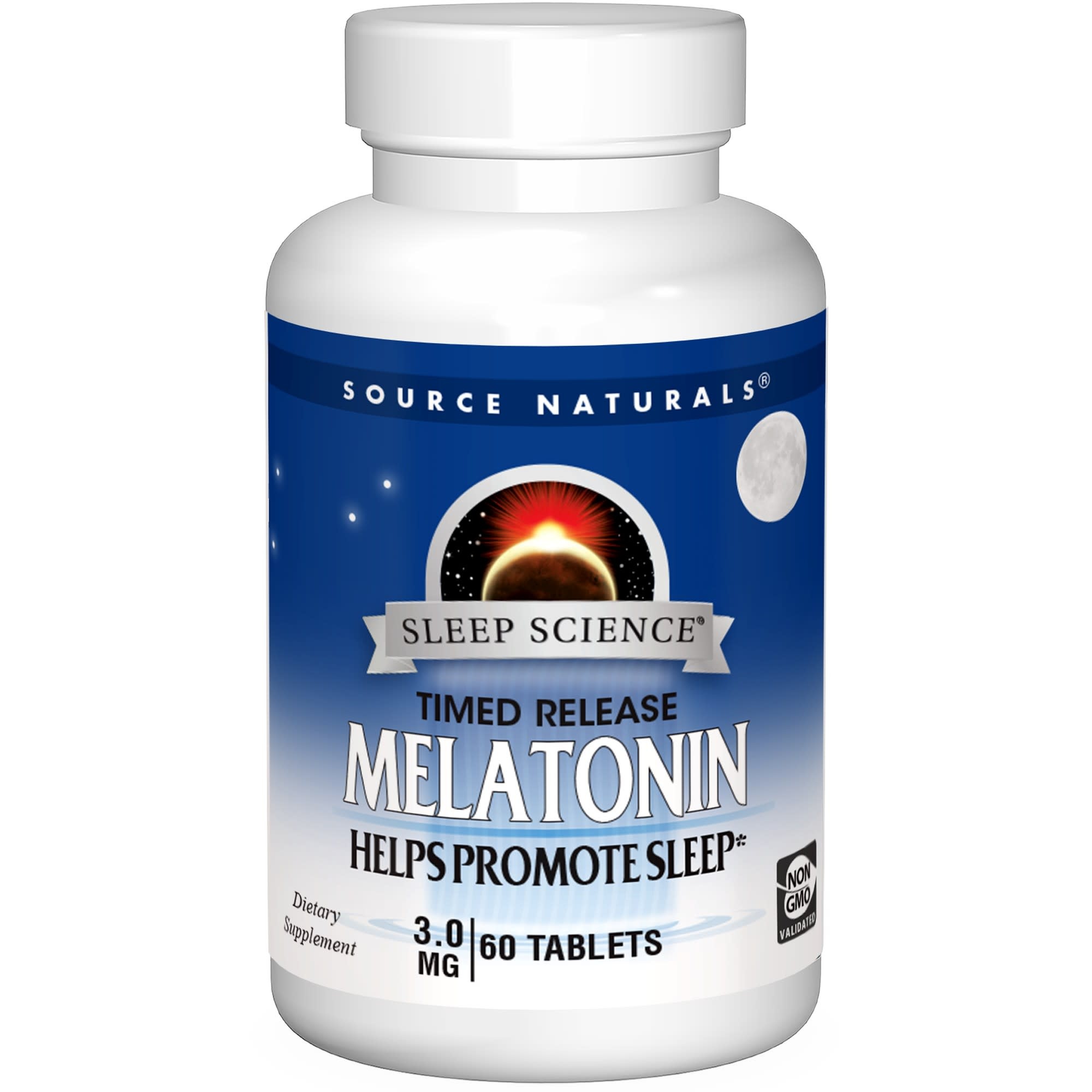 Melatonin Timed-Release 3mg 60t Source Naturals - Arcana Empothecary
