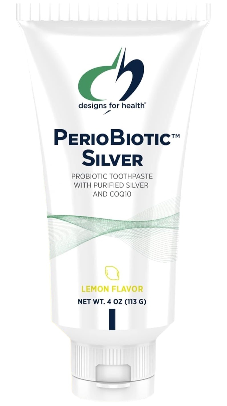 Periobiotic Silver™ Toothpaste Lemon 4 oz Designs for Health - Arcana ...