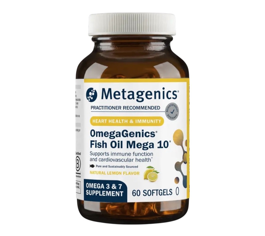 OmegaGenics Fish Oil Mega 10 Metagenics - Arcana Empothecary