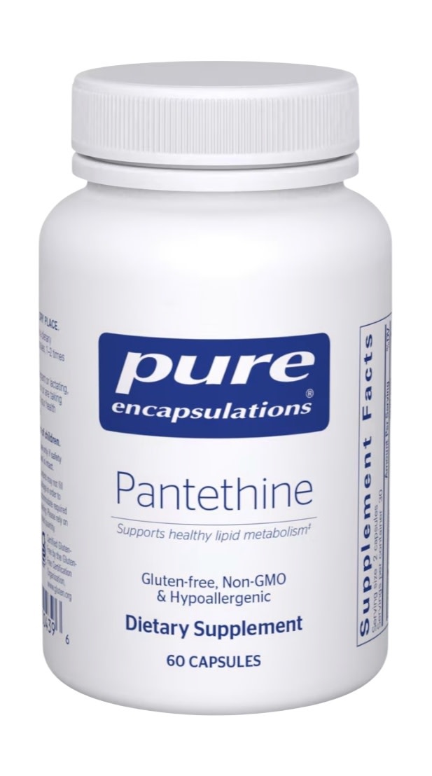 Pantethine 250mg 120c Pure Encapsulations - Arcana Empothecary