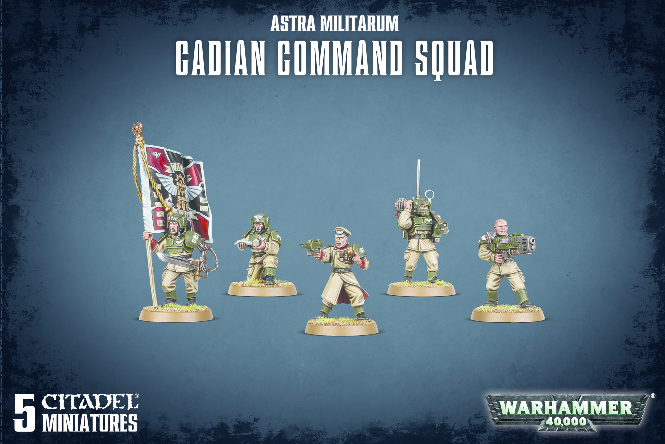 Cadian Command Squad - The Wargamers Guild