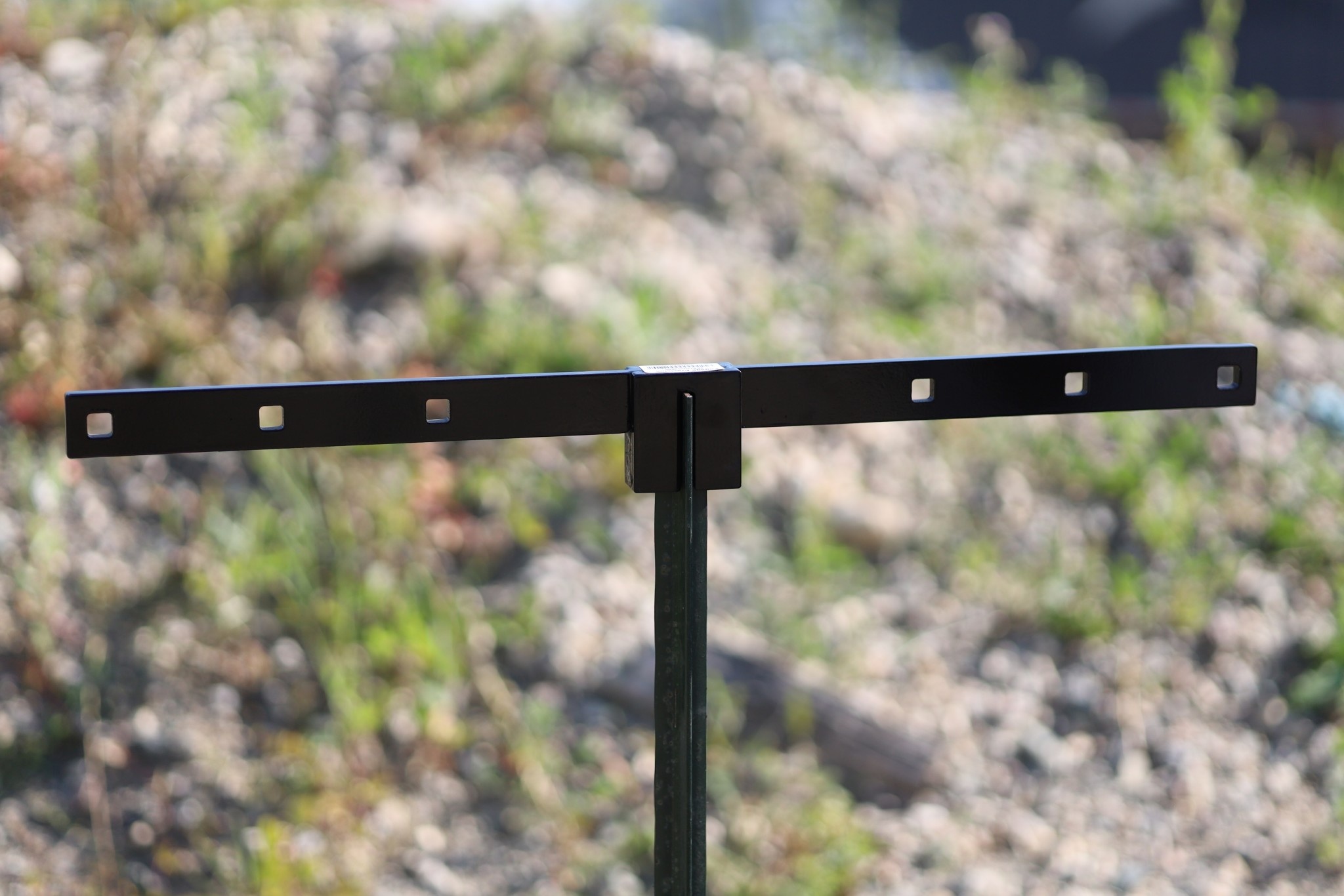 ENGAGE PRECISION AR500 STEEL T POST DOUBLE HANGER, 3/8", 30", BLACK ...