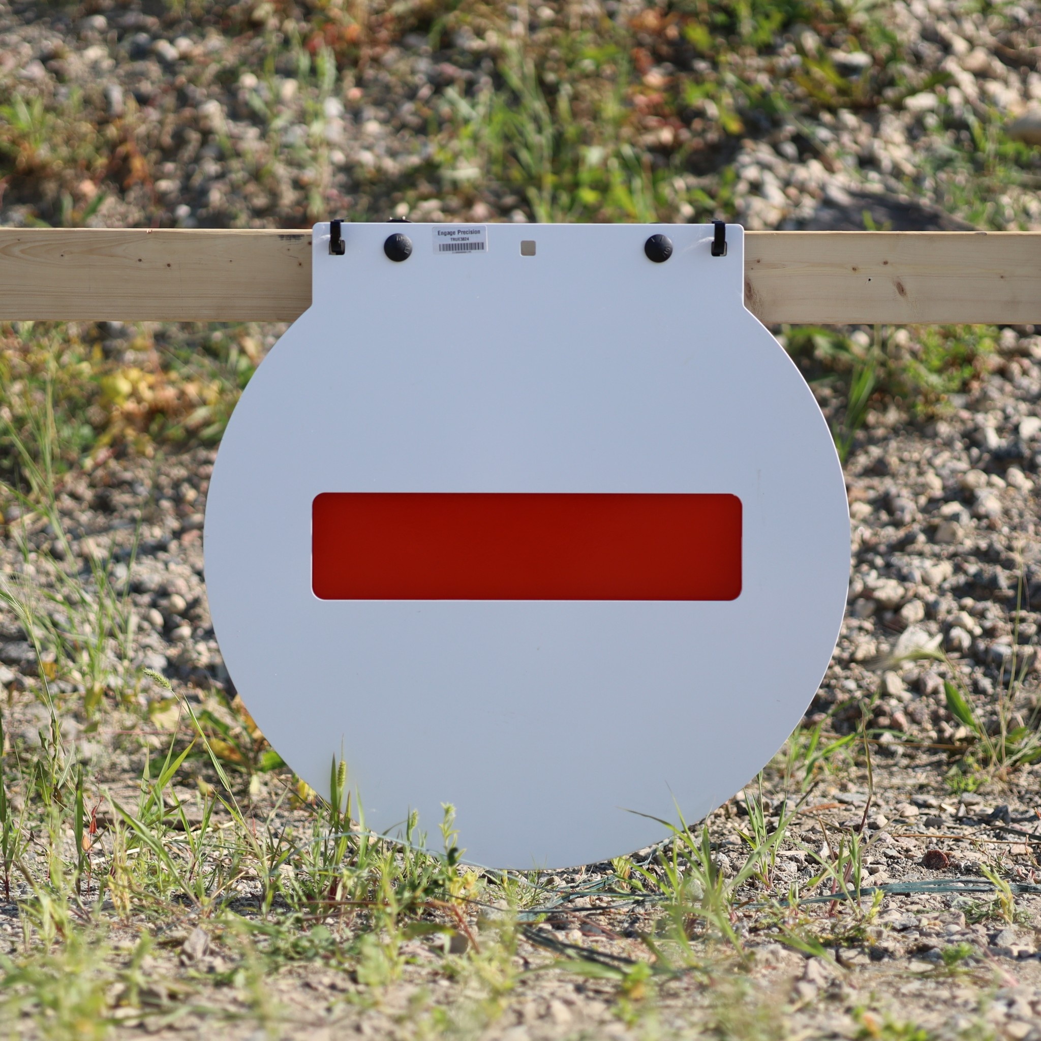 ENGAGE PRECISION AR500 STEEL REACTIVE TRUING RIFLE TARGET, 3/8”, 24” W ...