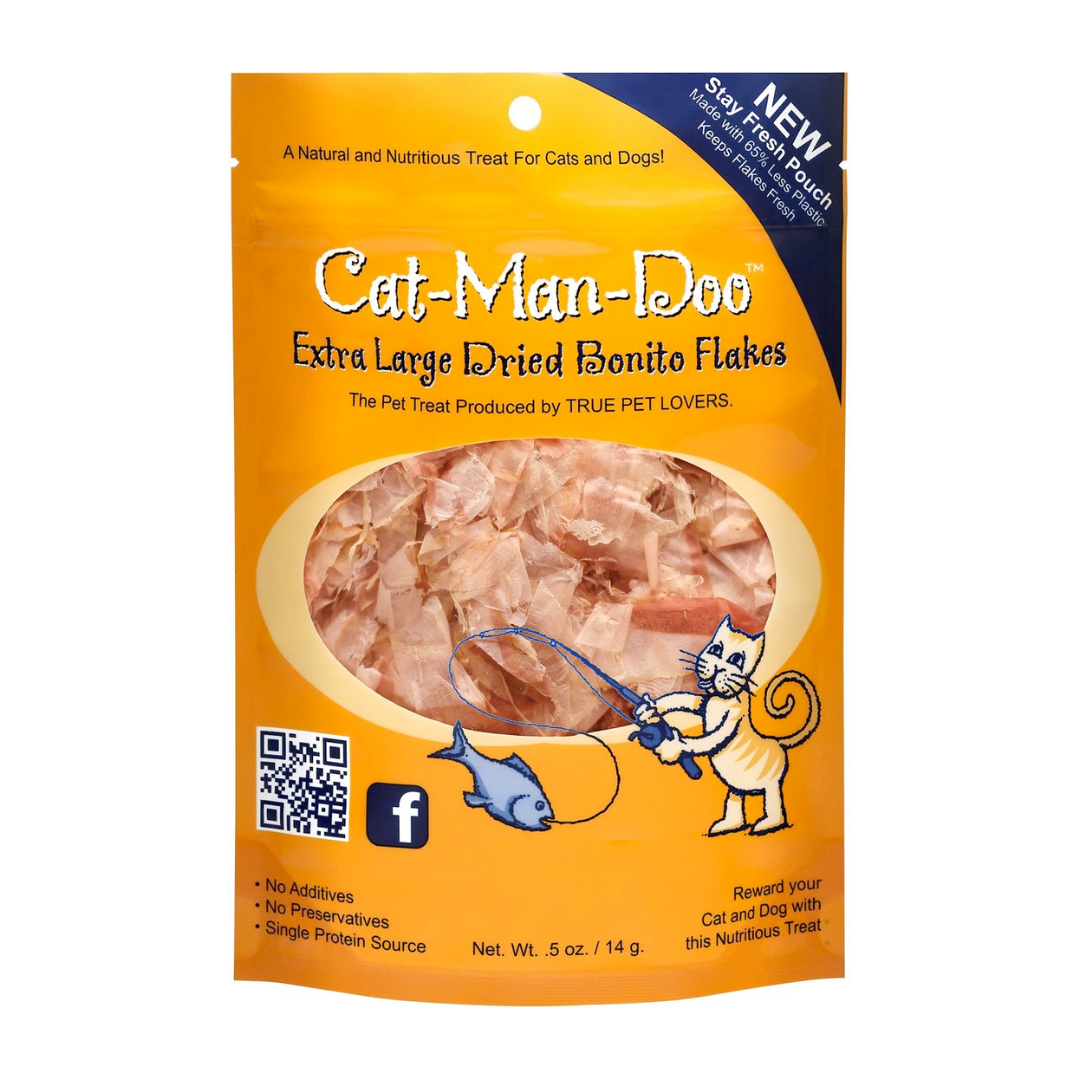 Cat-Man-Doo XL Dried Bonito Fish Flakes - Katzenbarkers Natural Pet ...