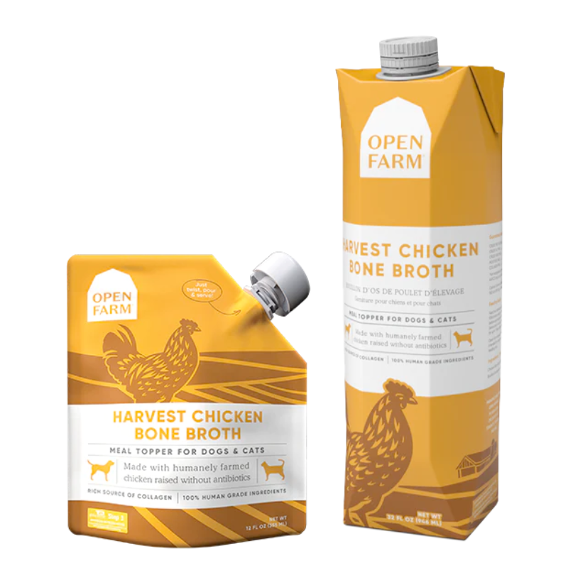 Harvest Chicken - Bone Broth - Open Farm : - Katzenbarkers Natural Pet ...