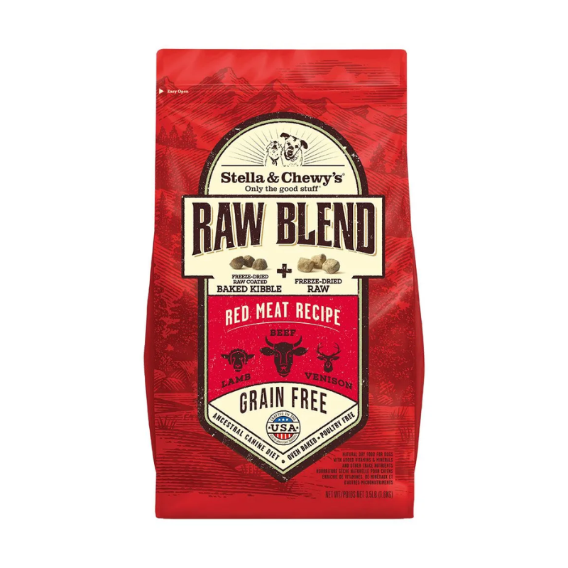 Red Meat - Raw Blend Kibble - Stella & Chewy's - Katzenbarkers Natural ...