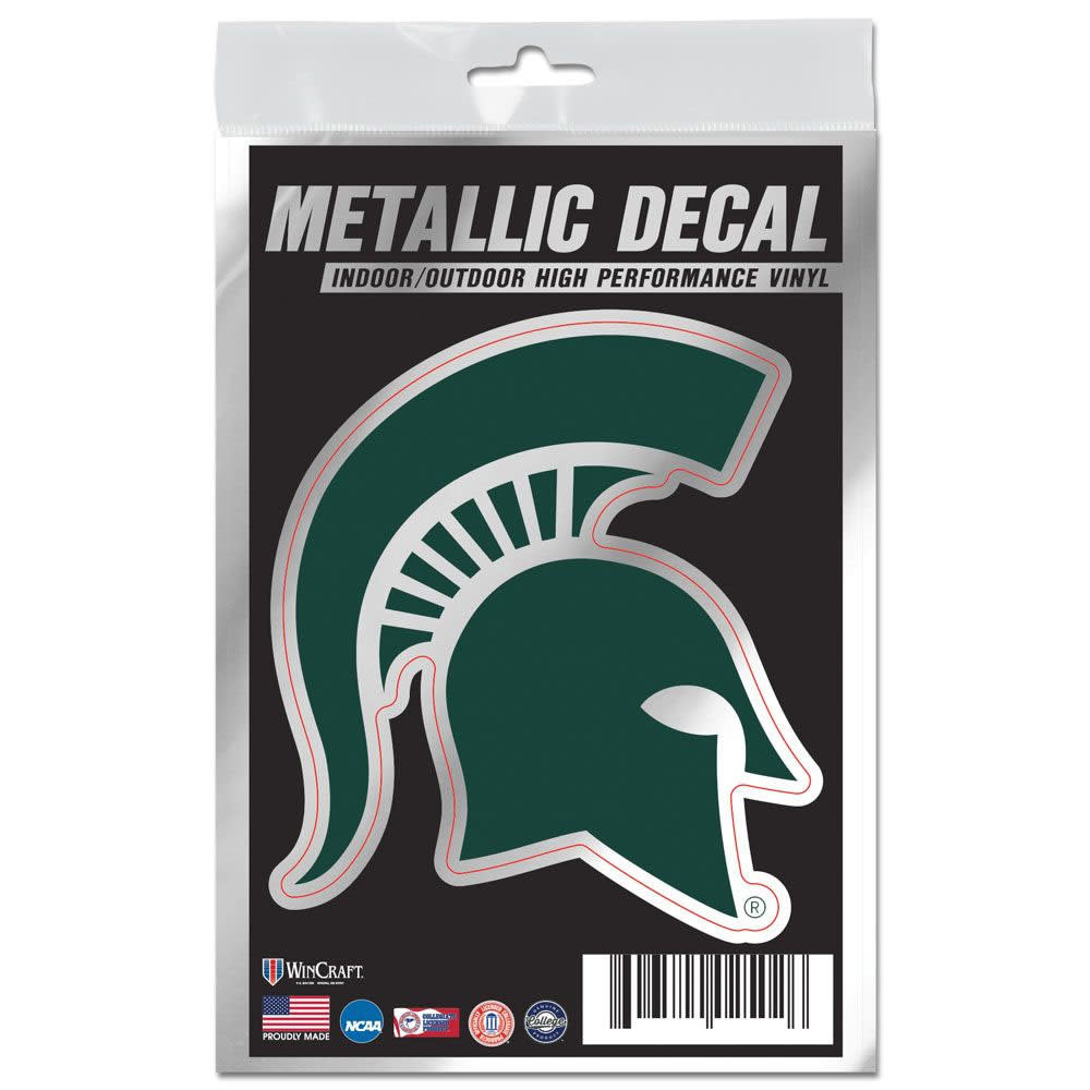 Wincraft NCAA Michigan State Spartans Decal Metallic 3''x5'' Spartans ...