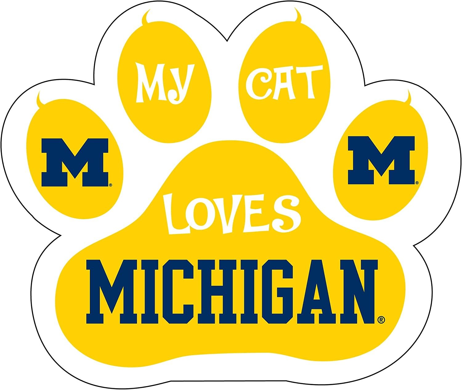 UM Decal Cat Paw - The Split Mitt