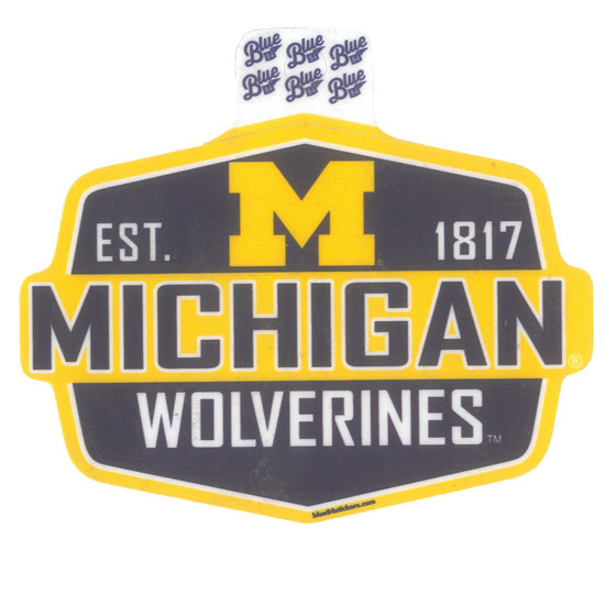 NCAA University of Michigan Wolverines ''Get Out'' Decal - The Split Mitt