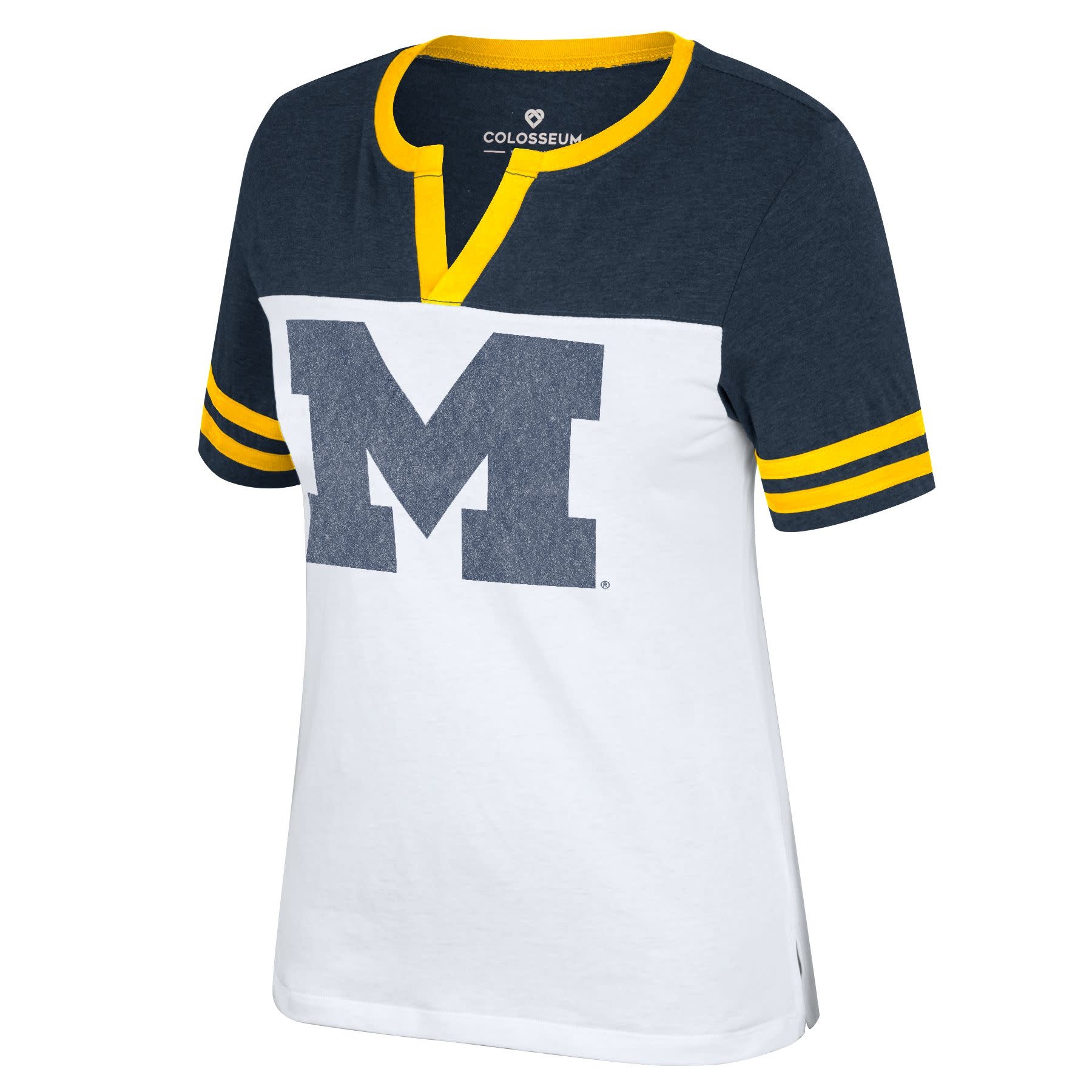 NCAA University of Michigan Frost Yourself Notch Neck T-Shirt - The ...