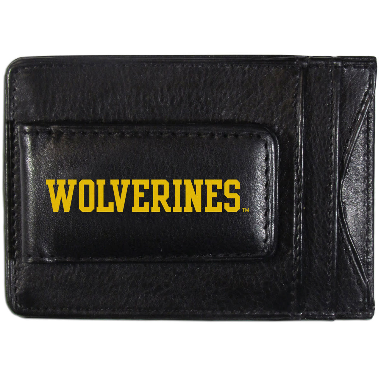 Michigan Wolverines Logo Leather Cash and Cardholder - The Split Mitt