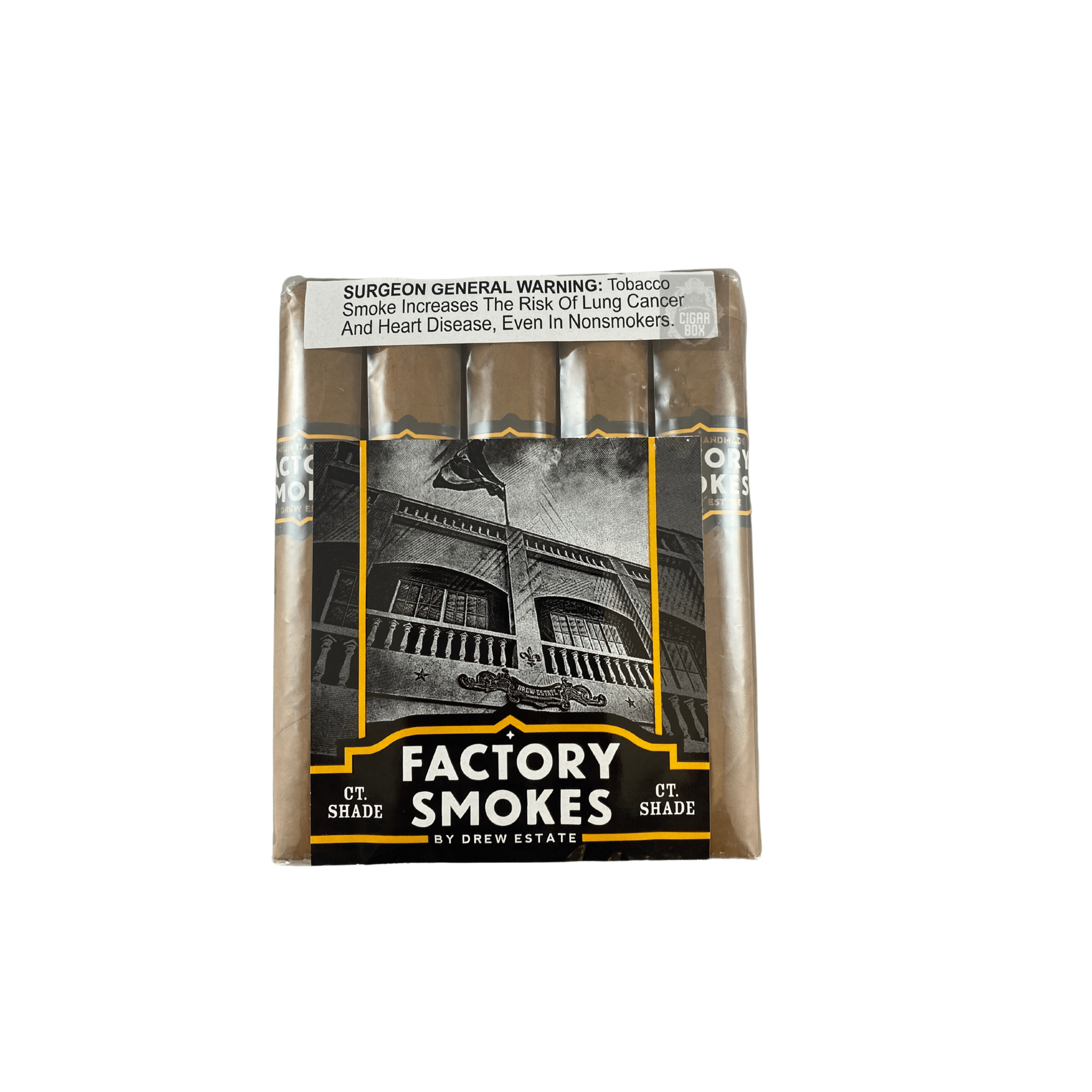 DE Factory Smokes Robusto Shade Cigars - Cigar Box PA