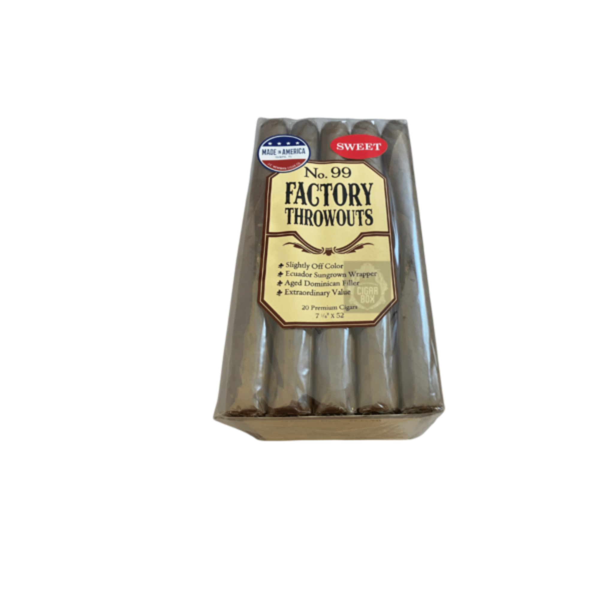 Factory Throwouts #99 Sweets Cigars - Cigar Box PA