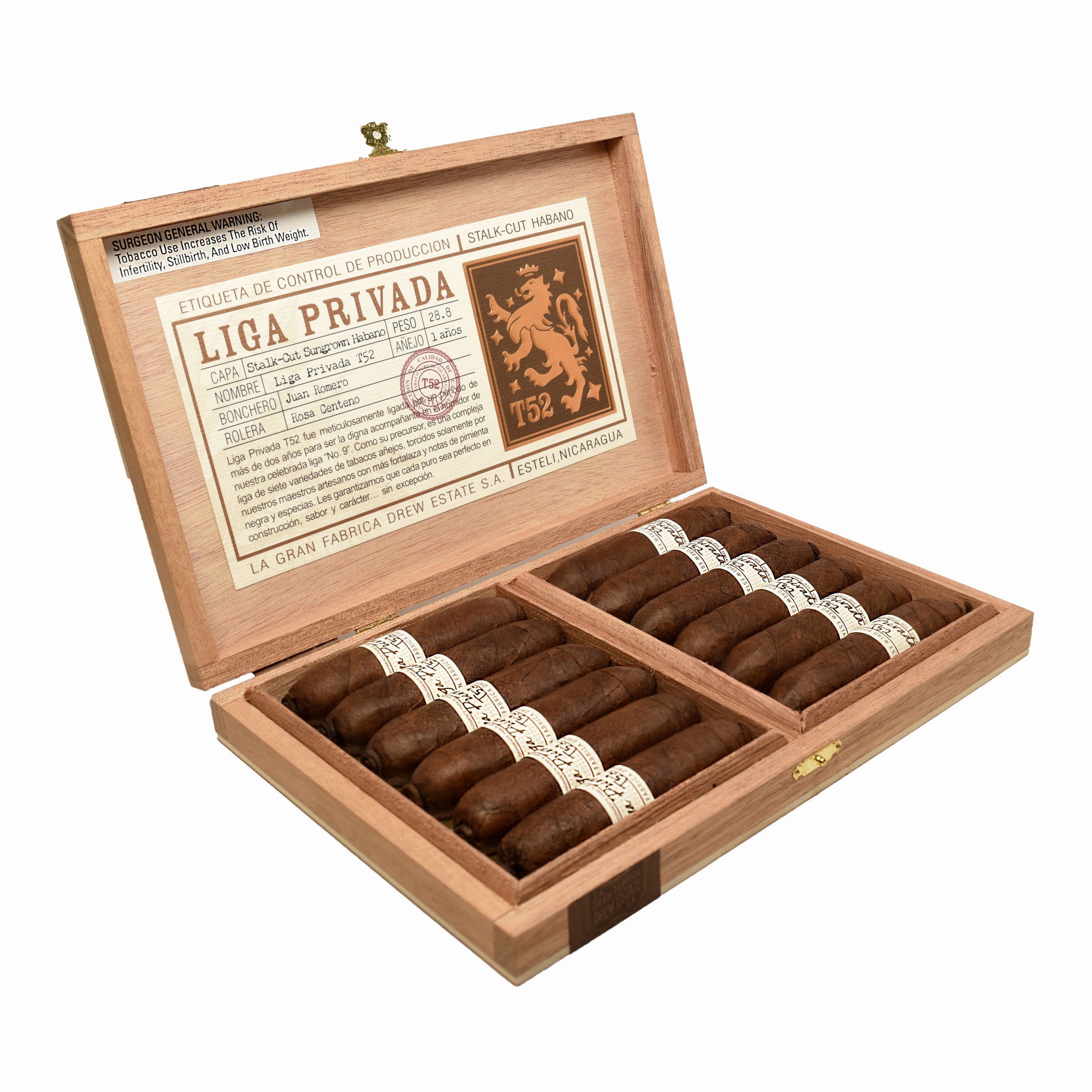 Liga Privada Liga Privada T52 Flying Pig Box of 12 - Cigar Box PA