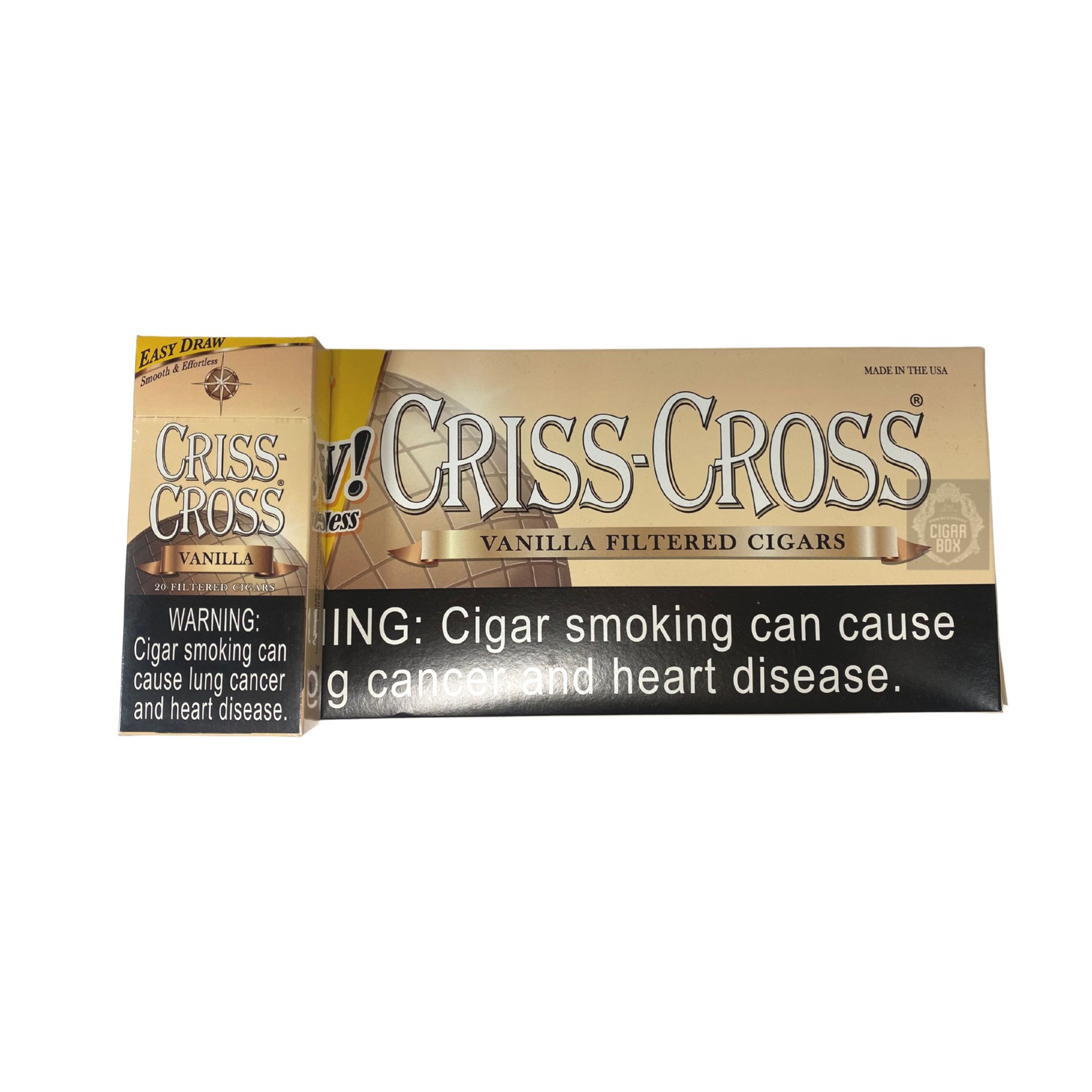 Criss Cross 120 Vanilla Cigars Carton - Cigar Box PA