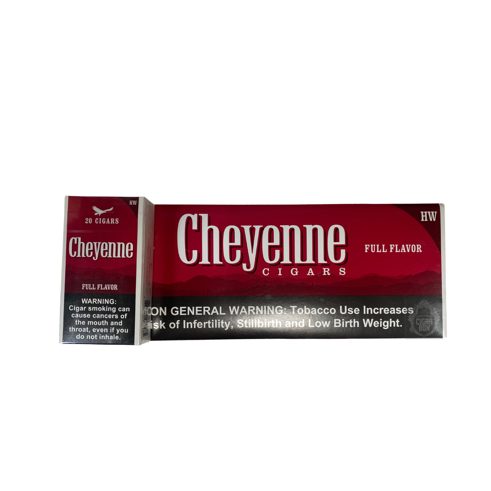Cheyenne Full Flavor HW Carton - Cigar Box PA