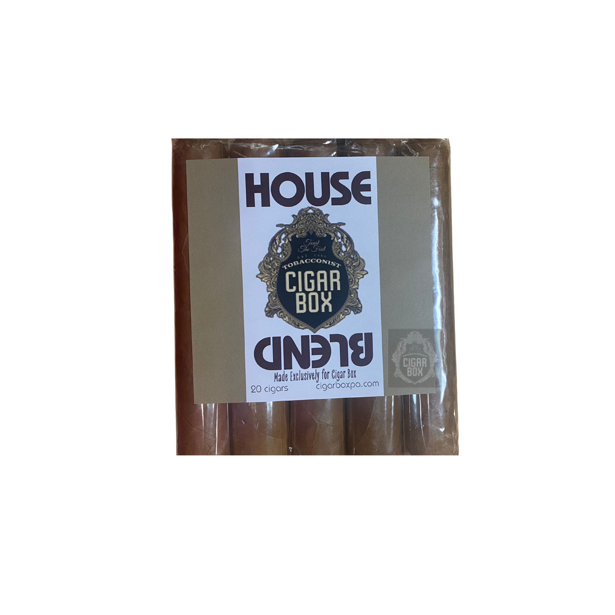 Cigar Box House Blend Natural Robusto Bundle of 20 - Cigar Box PA