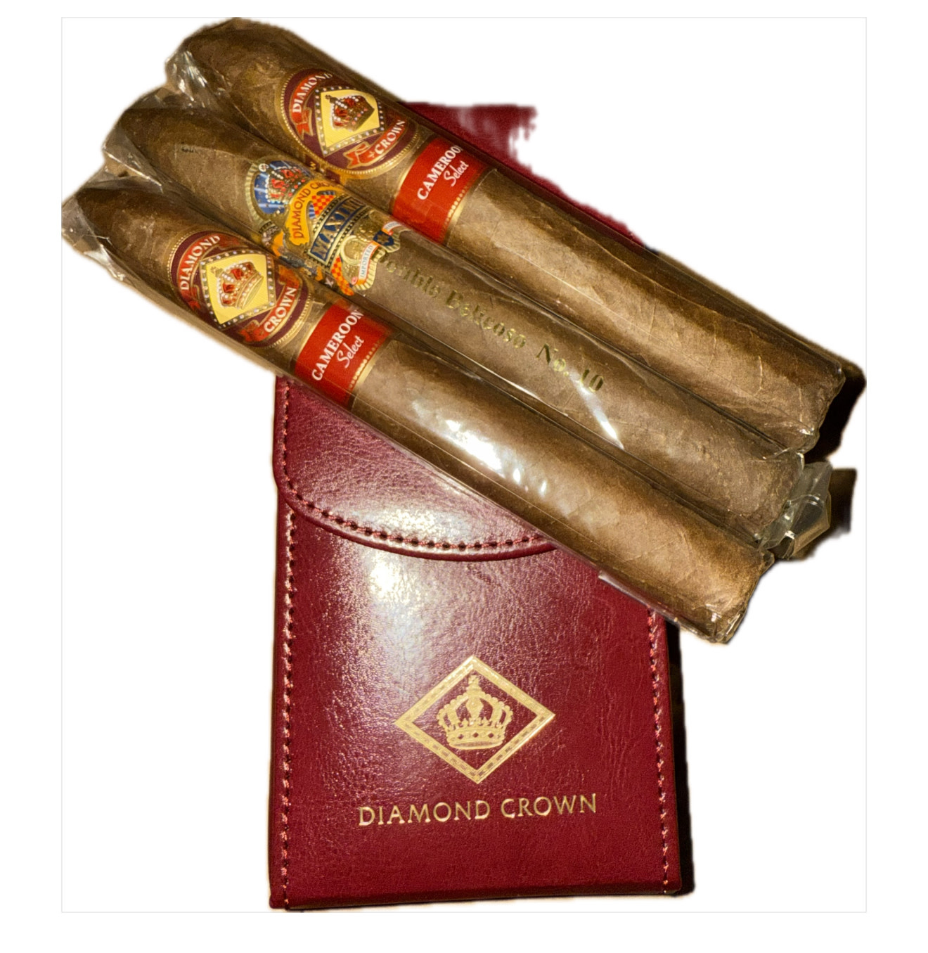 Diamond Crown Leather Sampler - Cigar Box PA