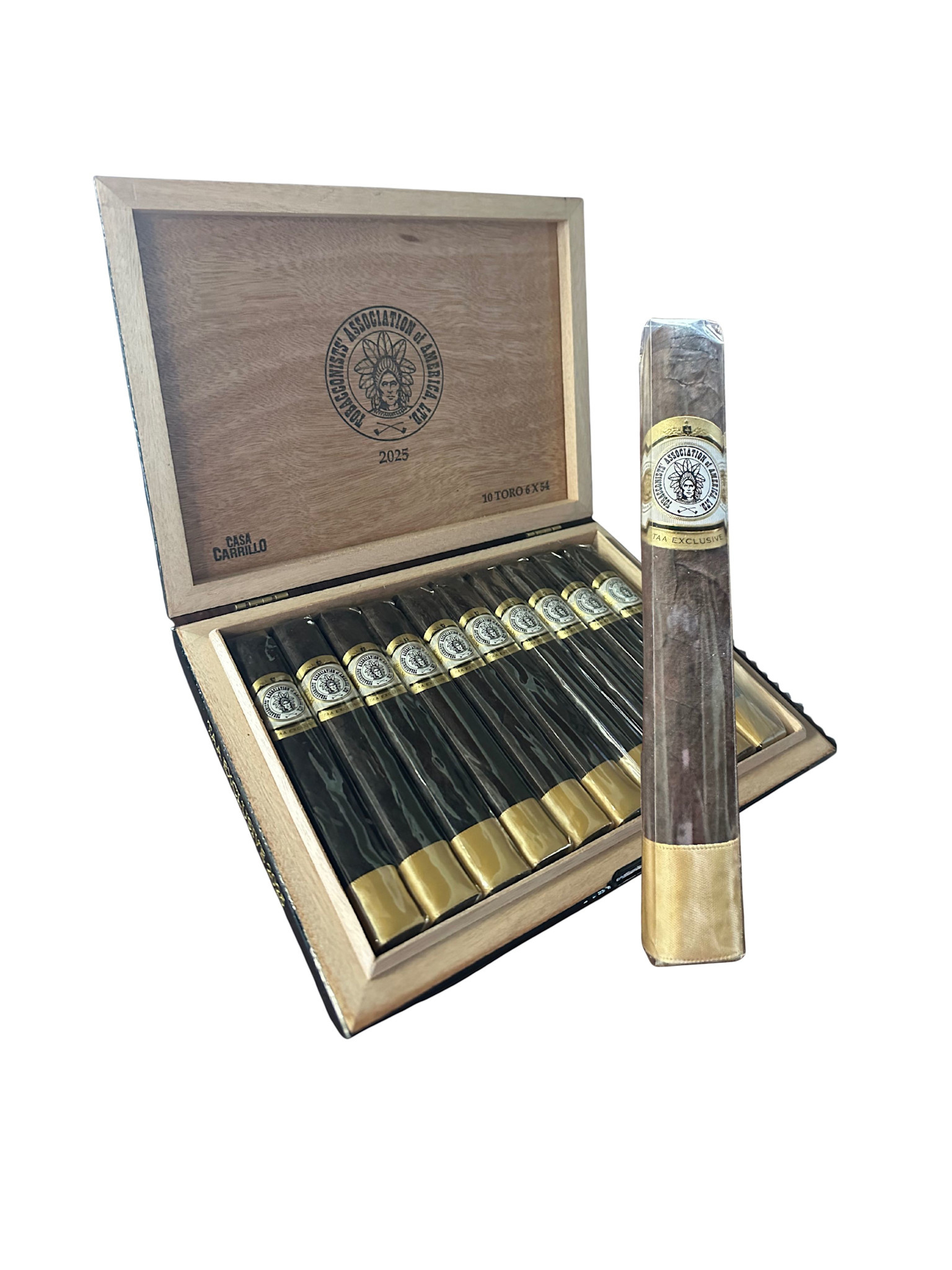 Casa Carrillo TAA 2025 6 x 54 Single - Cigar Box PA