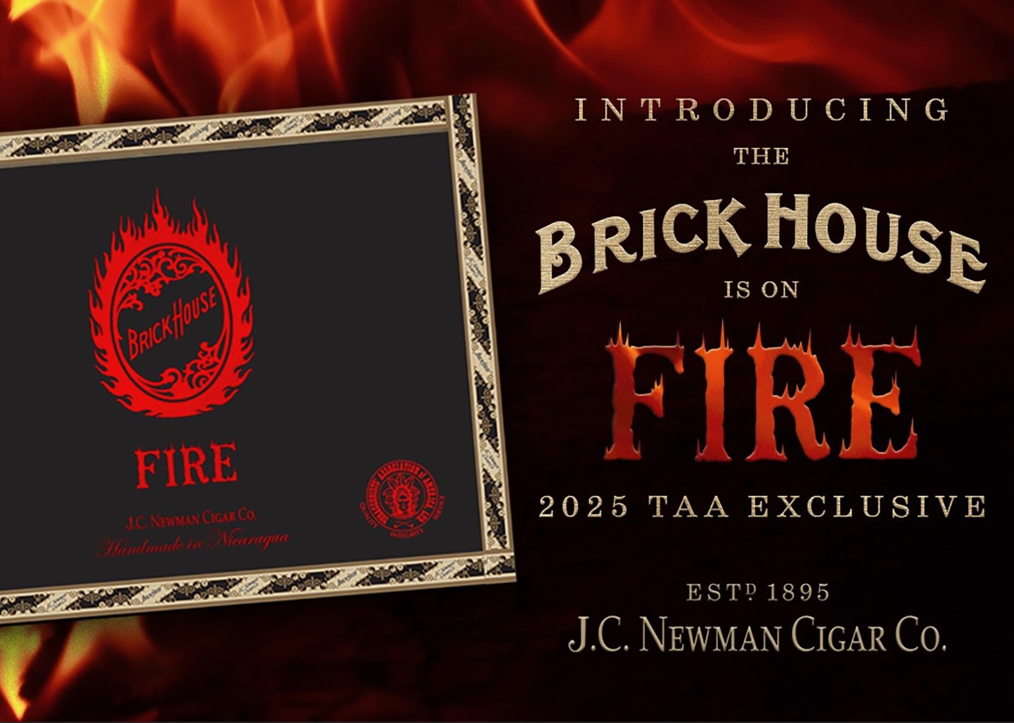 Brick House Is On Fire TAA 2025 Box of 10 - Cigar Box PA