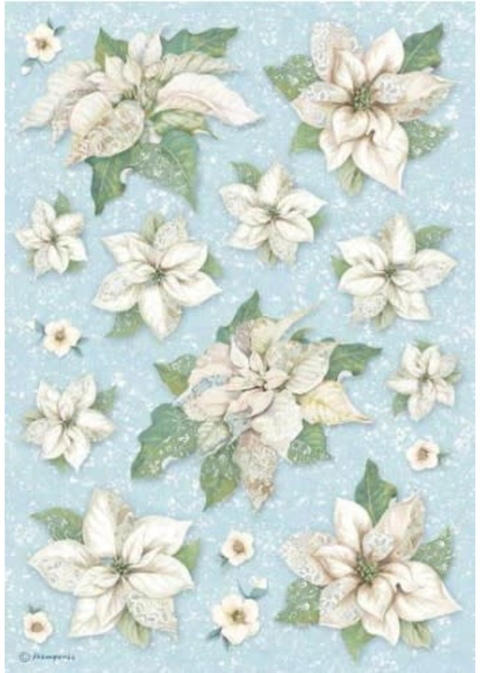 Stamperia Rice Paper, Sweet Time Rose - Memories and More Stamperia Rice Paper, Sweet Time Rose - Memories and More