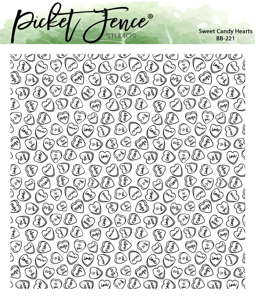 Stamp, Sweet Candy Hearts - Memories and More