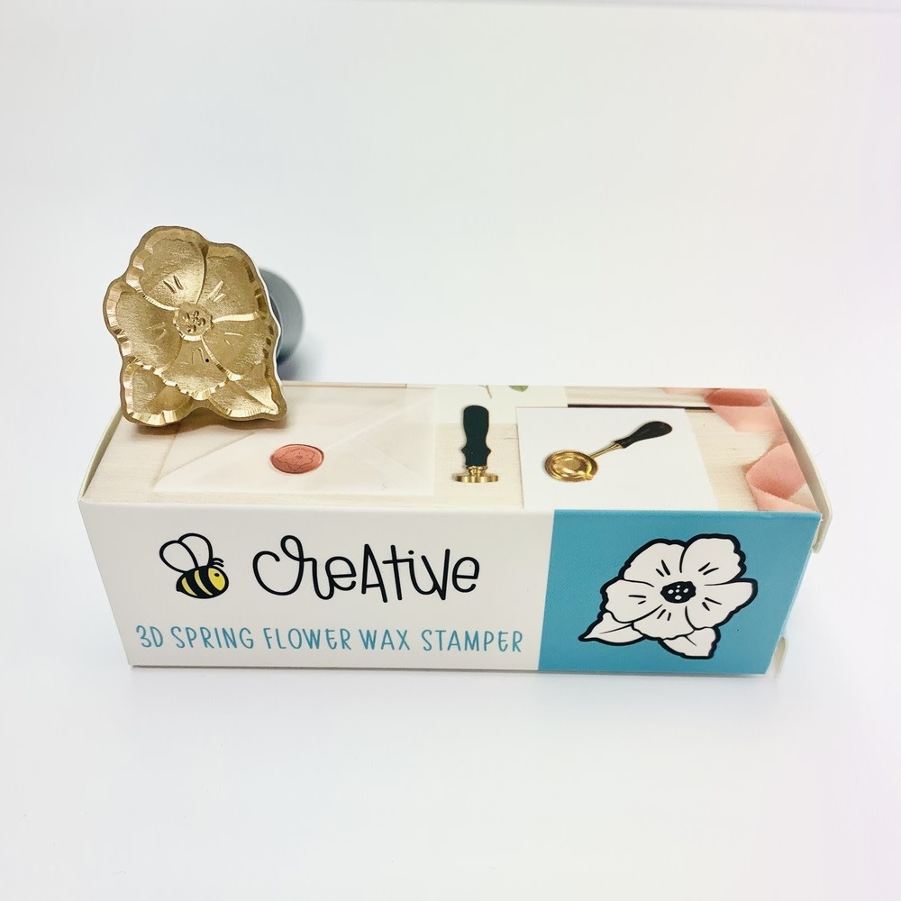 Bee Creative Wax Stamper, 3D Spring Flower - Memories and More