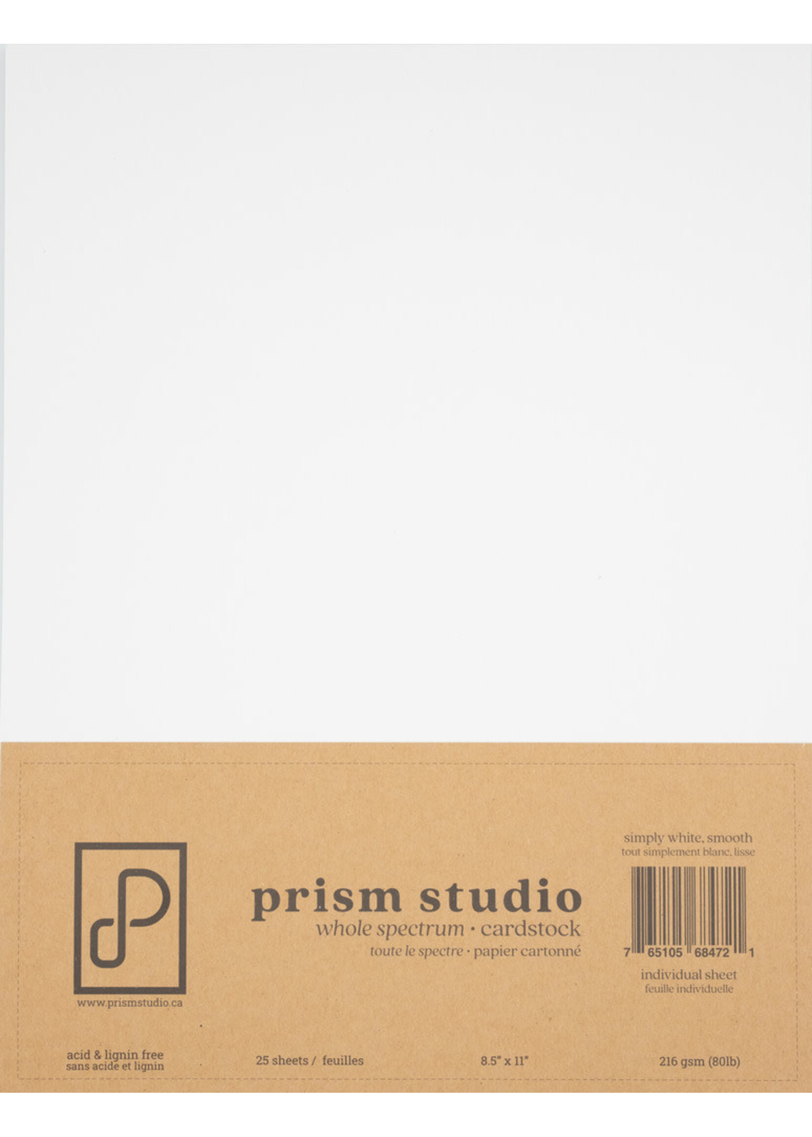 Prisma Studio 8.5x11 Simply White 80lb - Memories and More
