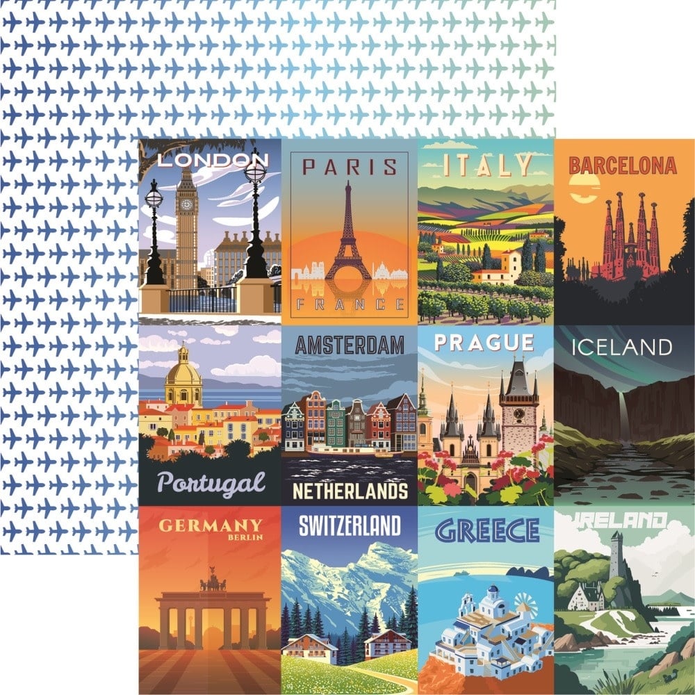 12x12 Around The World, European Journeys - Memories and More