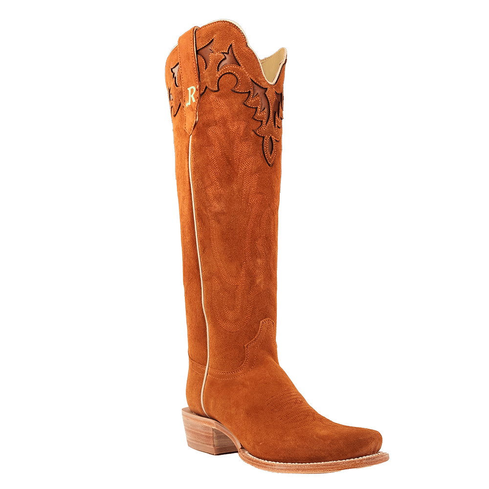 R. Watson Ladies' Ginger 17" Rough Out Boot - Howell Western Wear