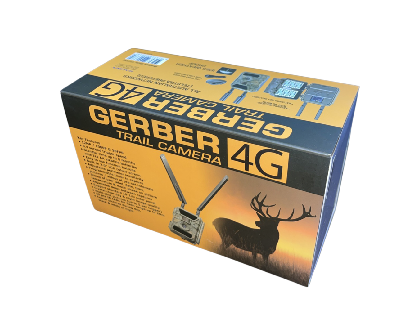 Gerber 4G TrailCam 12mp - 1080P HD Video - Shooters Shed