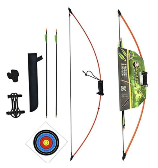 Horizone Horizone 36inch Firehawk Fibreglass Longbow Bow Set - Shooters ...