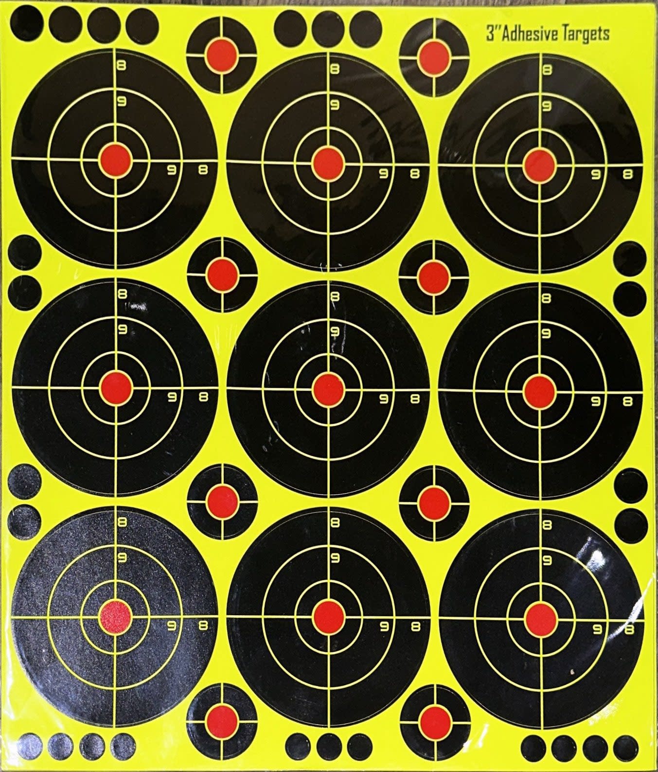 Taylor Guncare Taylor 9 x 3inch Glow Shot Splatter Adhesive Targets 25 ...