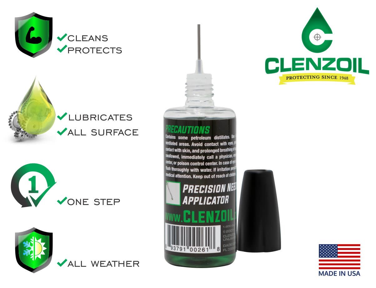 Clenzoil Field and Range Lubricant Needle Oiler 1oz - Shooters Shed