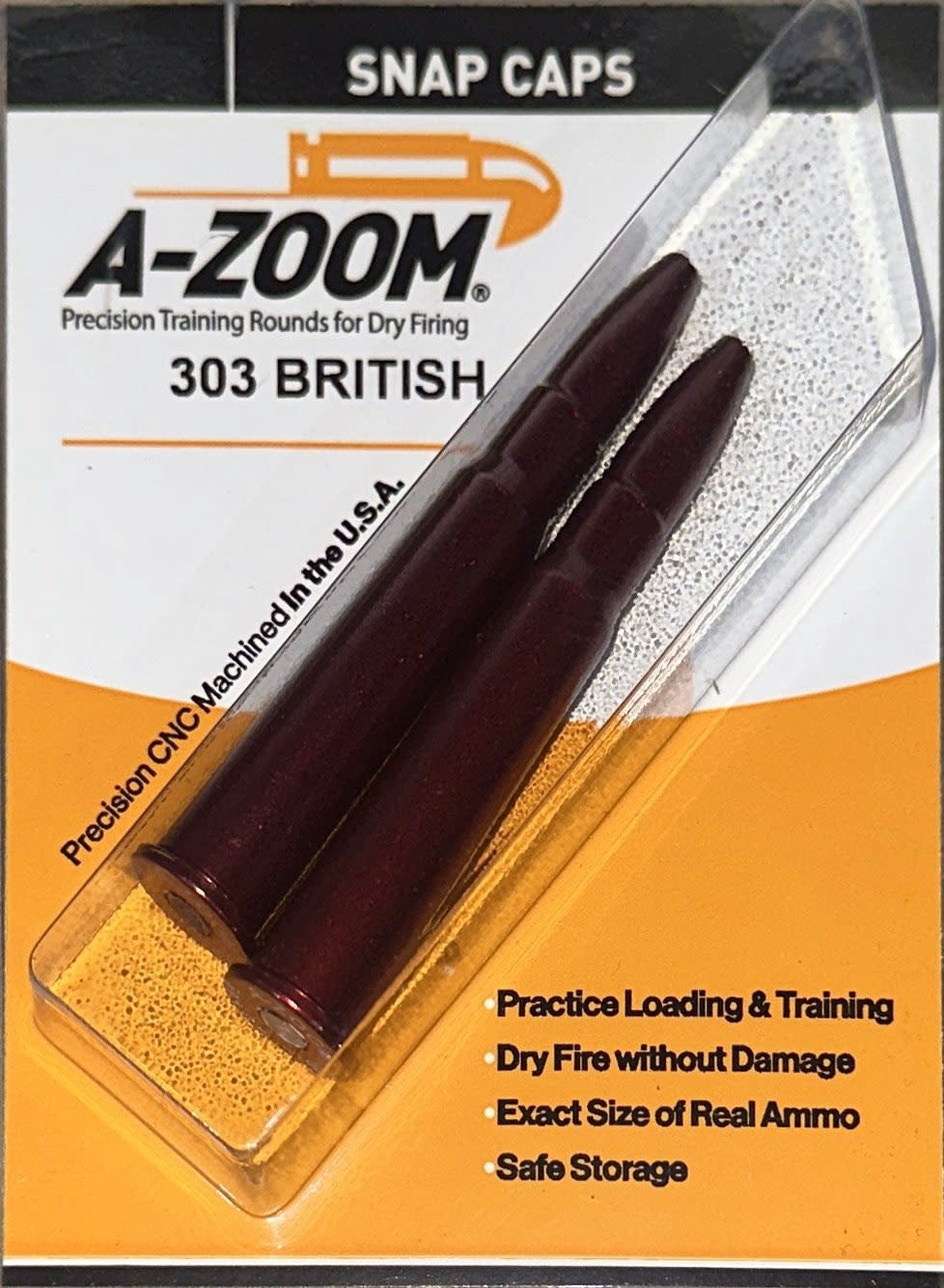 Pachmayr Pachmayr A-Zoom 303Brit Snap Caps - 2 Pack - Shooters Shed