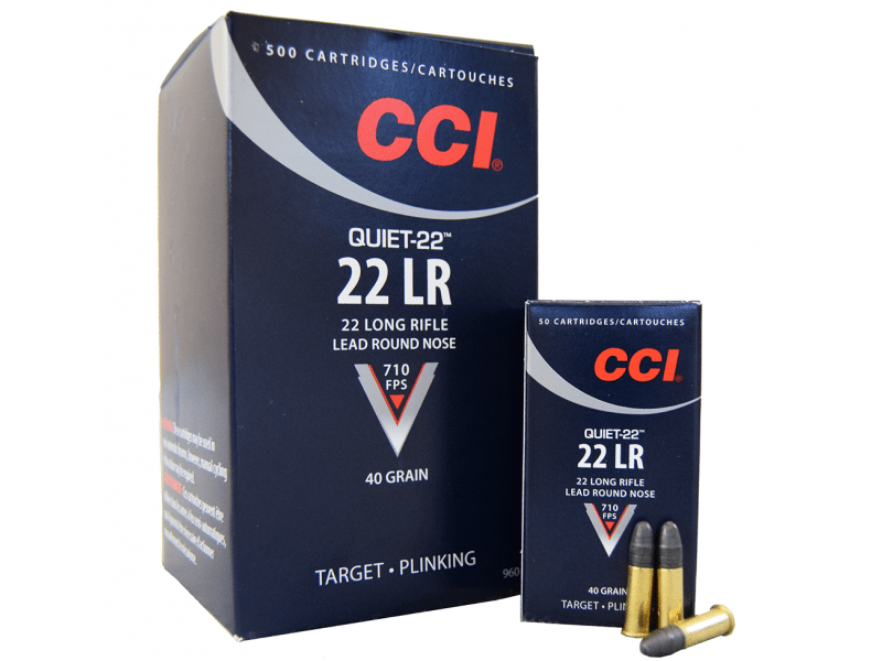 CCI Quiet 22lr 40gr 710fps - 50 pack - Shooters Shed