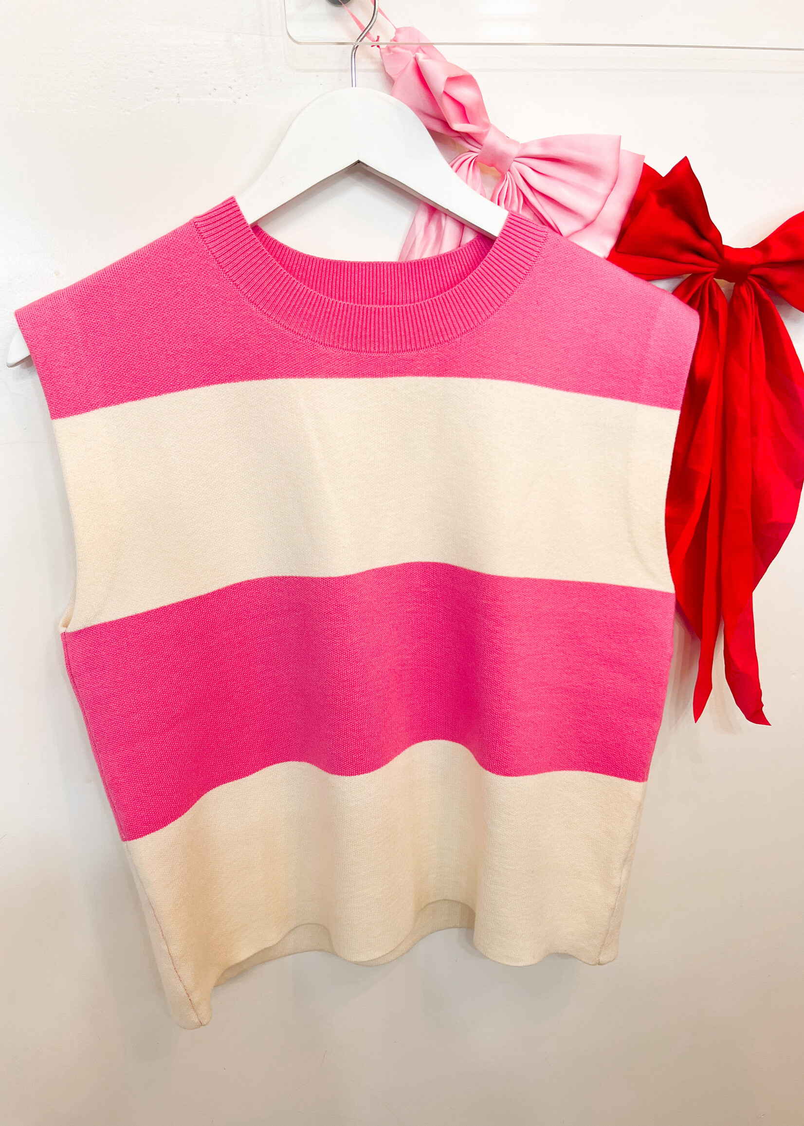Emma pink striped tank - AP & Company