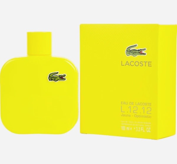 Lacoste L.12.12. Jaune (Yellow) Optimistic for Men/pour Homme ...